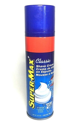 5x Supermax Classic Shave Cream With Tea Tree Oil Vitamin E & Aloe Vera ...