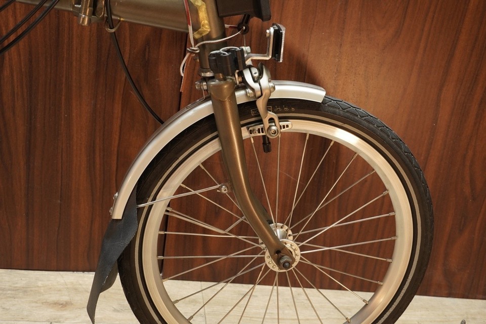 Brompton M6L Raw 16-Inch Folding Mini Velo Bike 2x3 Speed 2013 Model ...