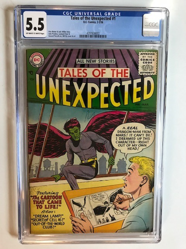 TALES OF THE UNEXPECTED # 1 , GRADED CGC 5.5 . CERTIFIED UNRESTORED | eBay
