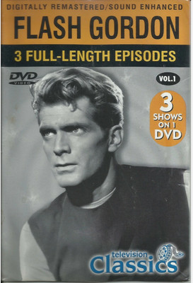 Flash Gordon Volume One - 3 Full-Length Episodes (DVD) Disc Only VG | eBay