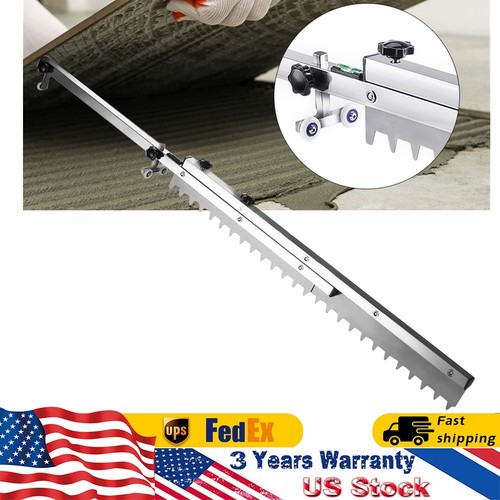 Stainless Floor Tile Tiling Paving Tool Flat Sand Screed Mortar Trowel ...