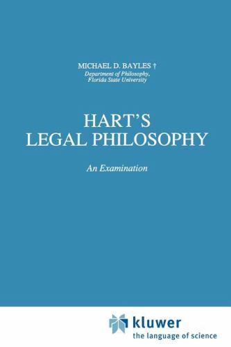 Law and Philosophy Library: Hart's Legal Philosophy : An Examination by ...