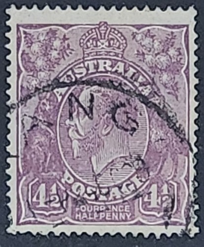 Australia - King George V - perfuration 14½ x 14 - 1924 (Mi AU D57) | eBay