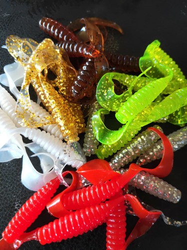 30x soft plastic lure-Combo Mixed Soft Plastic Lures Grubs Baits ...