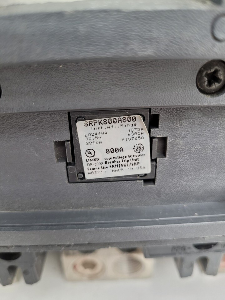 SKHA36AT0800 GE Spectra 800 Amp Circuit Breaker SRPK800A800 - Next Day ...
