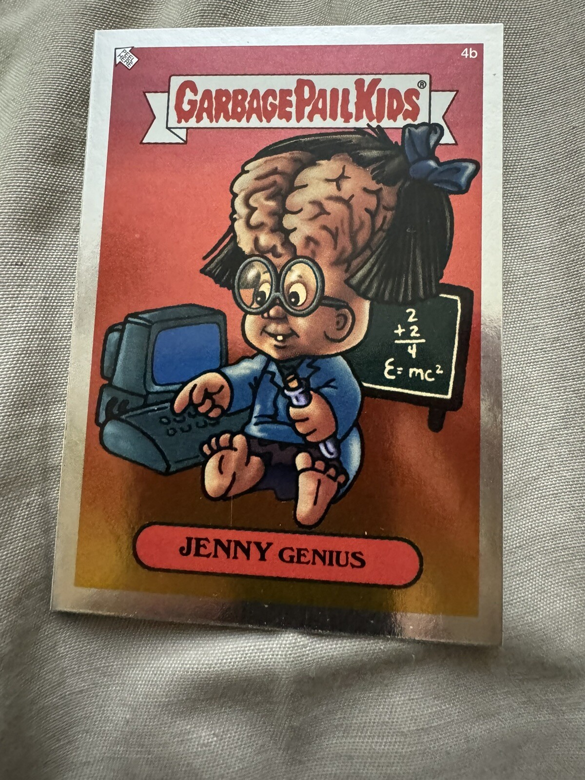 Jenny Genius 2003 Silver Foil #4B Garbage Pail Kids GPK | eBay