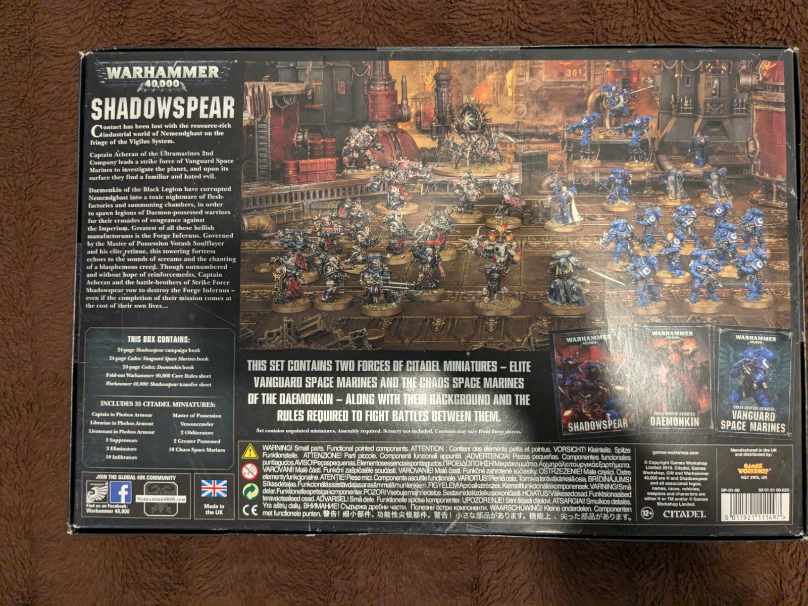 warhammer 40k shadowspear chaos and space marines box new in box out of ...