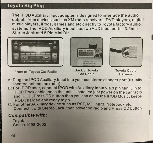 Axxess iPod Auxiliary Input Aip-tyoi-id Gamers 9049 for sale online | eBay