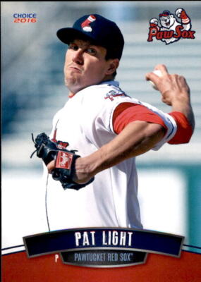 2016 Pawtucket Red Sox Choice #14 Pat Light Colts Neck New Jersey ...