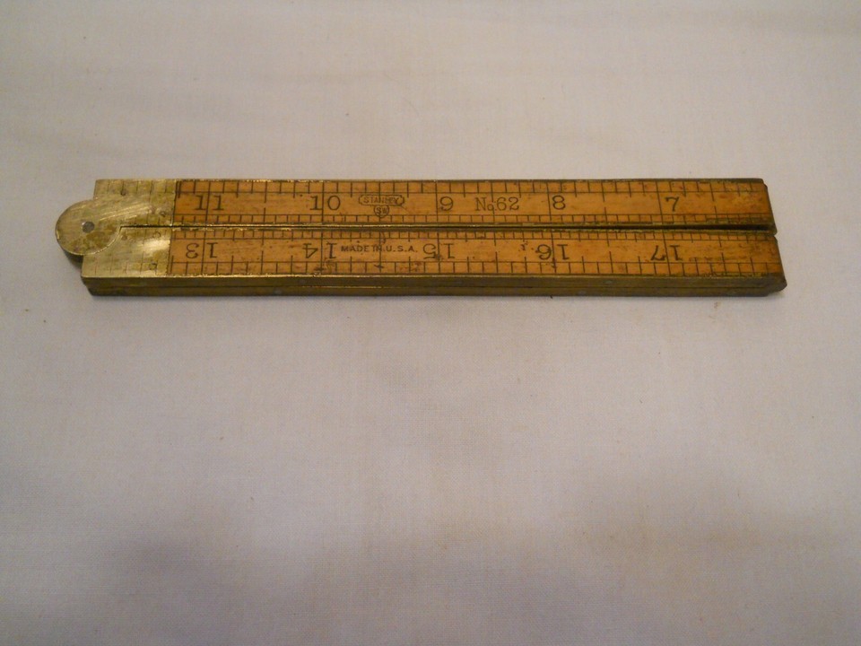 B - Vtg Stanley Sweetheart No. 62 Folding Rule Stanley SW Ruler 24 Inch ...