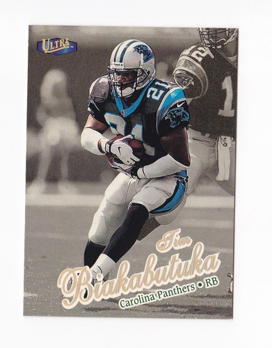 1998 Ultra Gold Medallion #353G Tim Biakabutuka Carolina Panthers ...