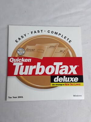 2000 TurboTax Deluxe Federal Turbo CD | eBay