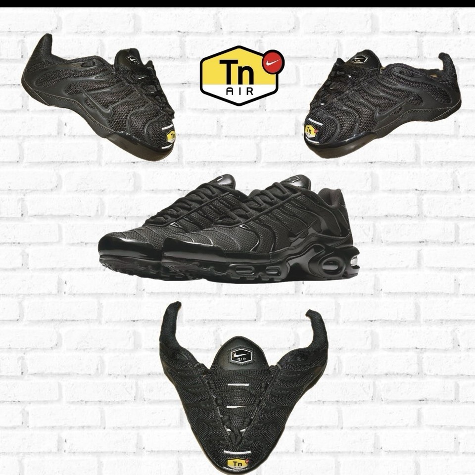 Nike Tn Triple Black Face Mask / Art Piece Free New Balaclava Included ...