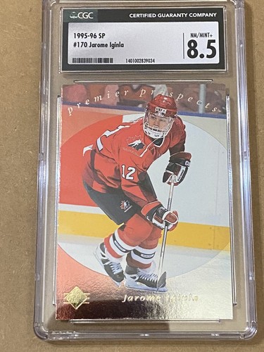 CSG 8.5 1995-96 SP Jerome Iginla Rookie Card #170 Calgary Flames | eBay