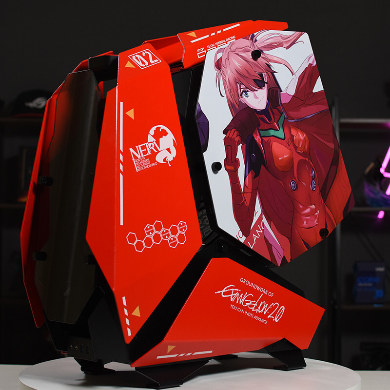 Evangelion EVA-02 Asuka Langley Sohryu Themed PC Case Jonsbo MOD 5 | eBay
