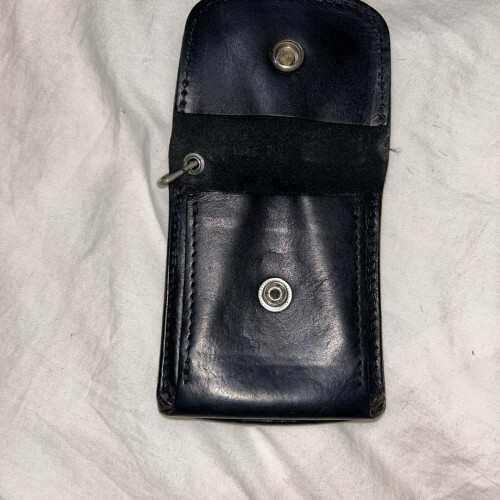 Vintage ALZUNI Genuine Leather Bifold Wallet Silver 950 limited From ...