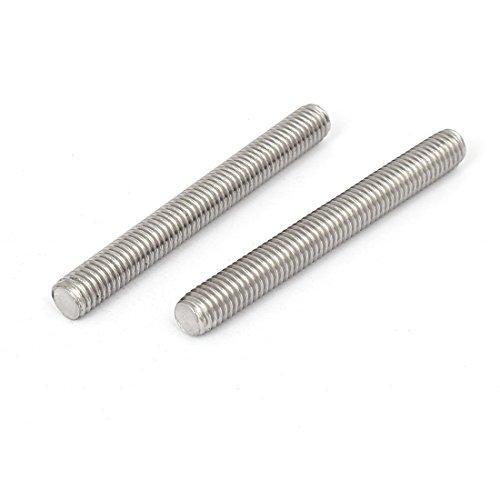 uxcell M8 x 70mm 1.25mm Pitch 304 Stainless Steel Fully Threaded Rods ...