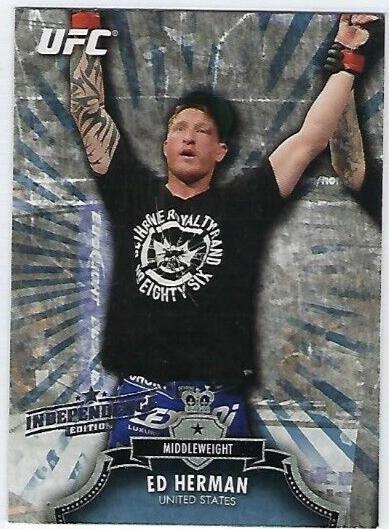 2012 Topps UFC Bloodlines - Ed Herman #111 Independence Edition for ...