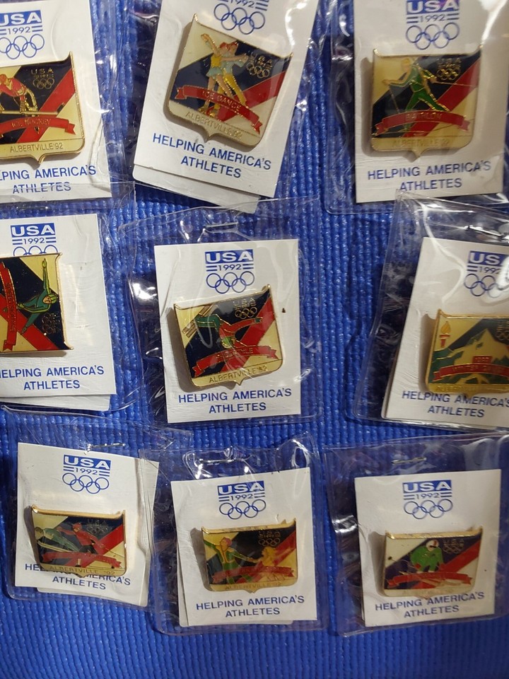1992 albertville olympic pins lot | eBay