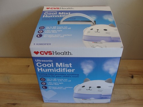 NEW CVS HEALTH ULTRASONIC COOL MIST HUMIDIFIER CARING KITTY | eBay