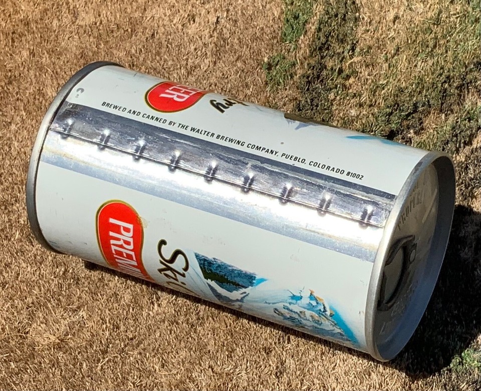12oz Ski Country PT Beer Can - Bottom Opened | eBay