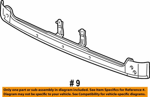 52021-42041 Toyota Reinforcement, front bumper 5202142041, New Genuine ...