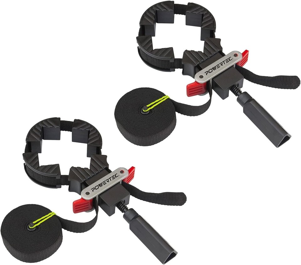 POWERTEC Quick Release Band Clamp | Woodworking Frame Clamping Strap ...