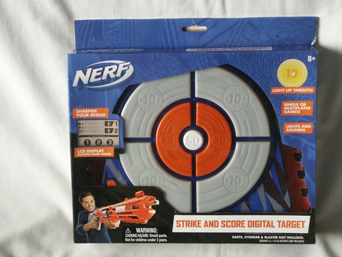 Nerf Elite Strike and Score Digital Target LCD Display Lights & Sounds New | eBay