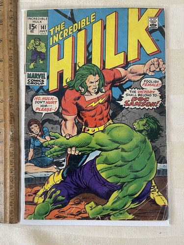 The Incredible Hulk #141 Bronze Age Marvel Comics 1st Appearance Doc ...