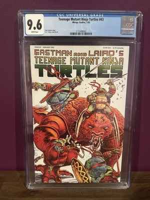 Teenage Mutant Ninja Turtles TMNT Comic #43 CGC Graded 9.6 Mirage ...