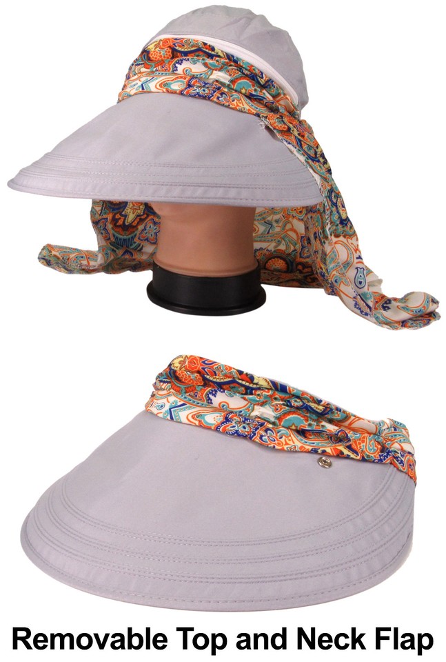 Women Ladies Summer Large Visor Hat Cap Wide Brim Sun UV Protection | eBay