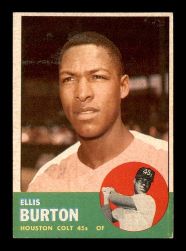 1963 Topps #262 Ellis Burton VG/VGEX X2741577 | eBay
