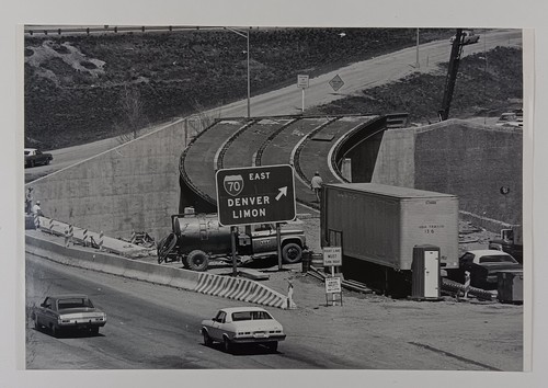 1980 Denver Colorado Wadsworth Blvd New I-70 Ramp Construction CO Press ...
