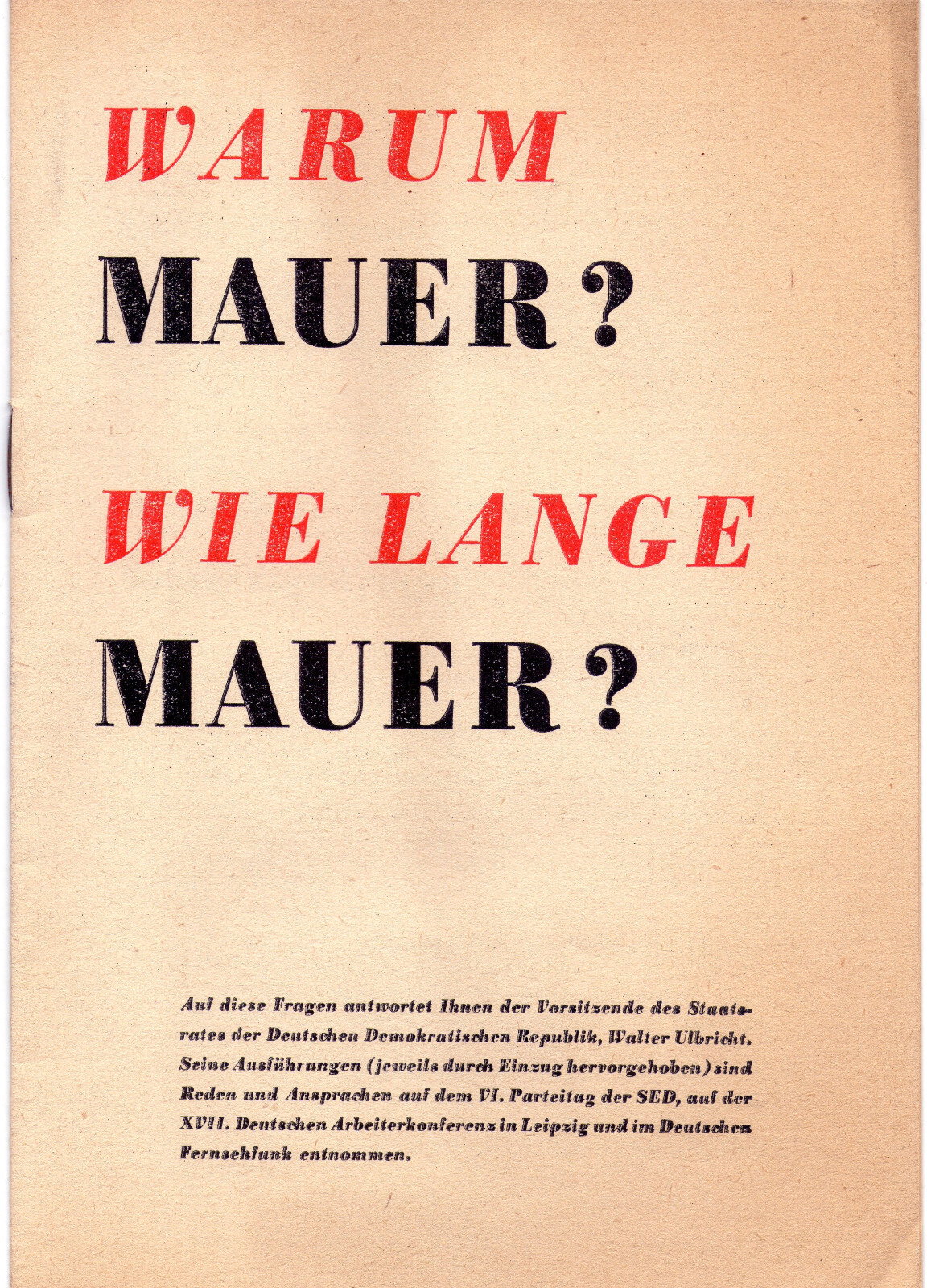 1970s DDR East Germany communist pamphlet 16 | Grelly UK