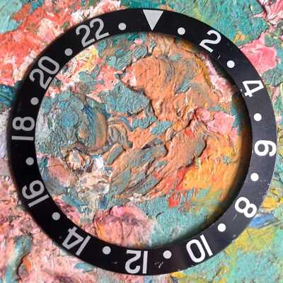 ROLEX GMT 1675 Black FADED INSERT 100% GENUINE #5626 BOX7 | eBay