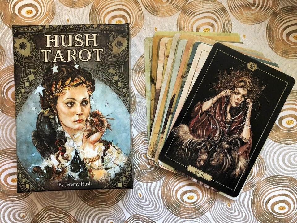 Hush Tarot: A 78 Tarot Cards Deck English Version Future Telling Occult ...