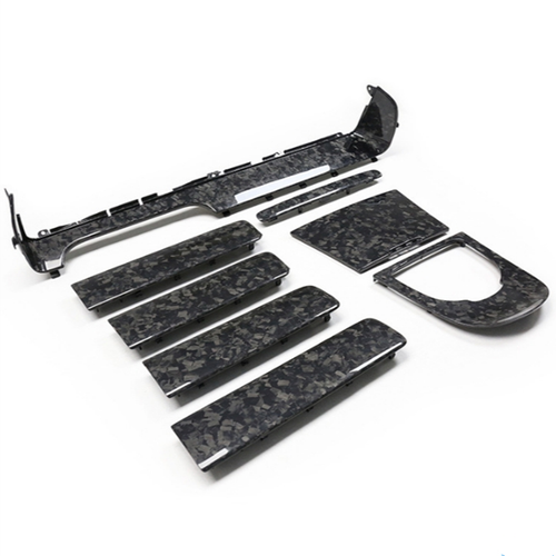 Carbon Fiber Car Interior Kit Cover Replace For 2019+ Benz G-Class G500 ...