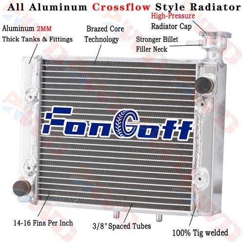 3 Row Aluminum Radiator For 2007-2012 2008 CAN-AM OUTLANDER 500 650 800 ...