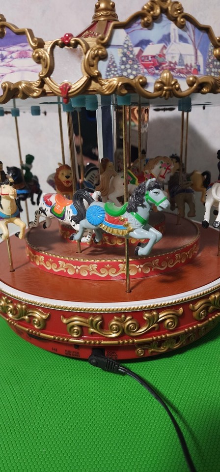Mr Christmas Triple Decker Carousel Plays 50 Songs | eBay