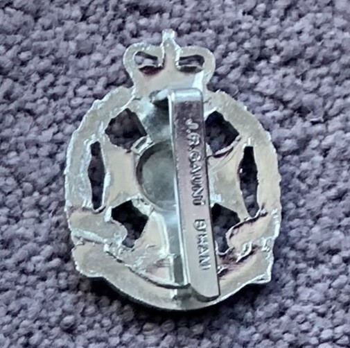 7th (Leeds Rifles) / 45th Royal Tank Reg. Anodised / Staybrite Cap ...