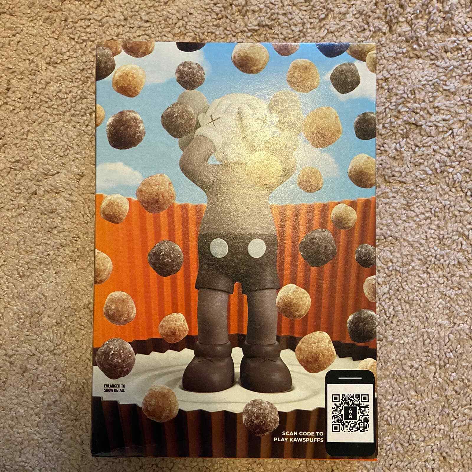 KAWS Reeses Puffs Regular Size Cereal Rare Collectible Limited Brand ...