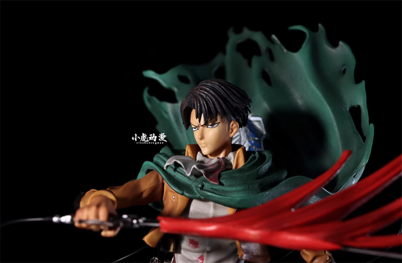 Attack On Titan Levi·Ackerman Cosplay Anime PVC 35cm Figure Model ...