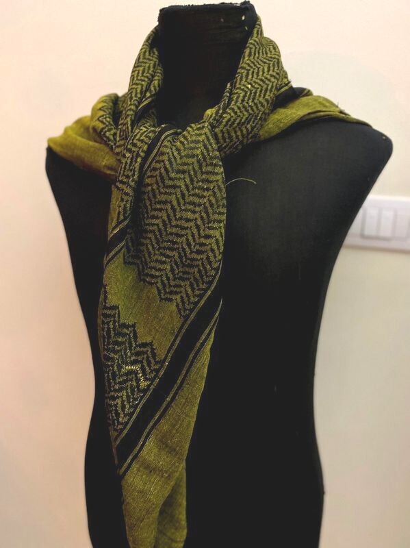 RARE Colors Original Herbawi Palestinian Keffiyeh Shemagh Arab Arafat ...