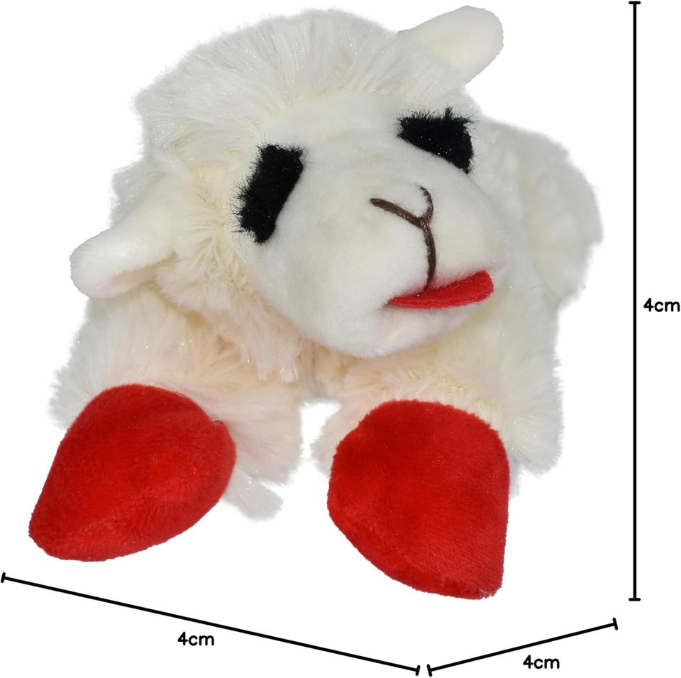 Lamb Chop Dog Plush Toy - Squeaky Toy for All Dogs - Extra Soft Plush ...