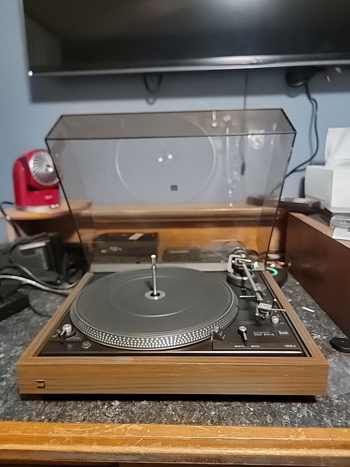 Dual CS 1264 Turntable With Record Stacking Changer Spindle Works Great ...