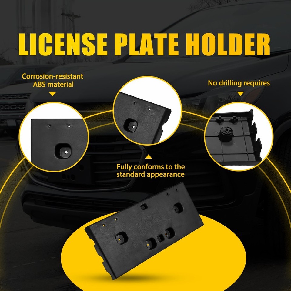 For 2017-2022 Chevrolet Trax Front License Plate Tag Frame Bracket ...