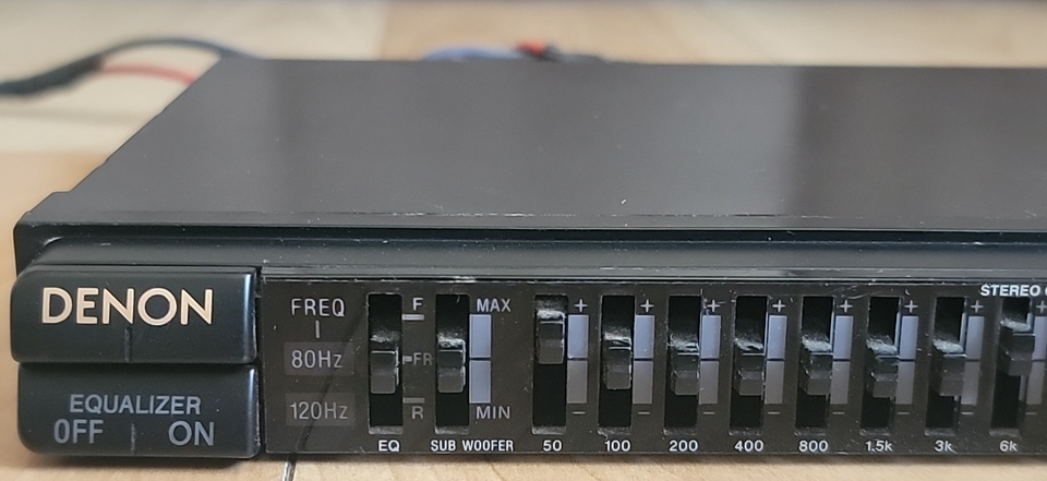 Denon Car Equalizer DCE-350 9 Band Old School Made in Japan -- FOR ...