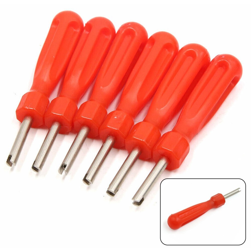 Easy to Use 6pcs Valve Core Remover Tool Kit for Car Truck Bike Tire ...