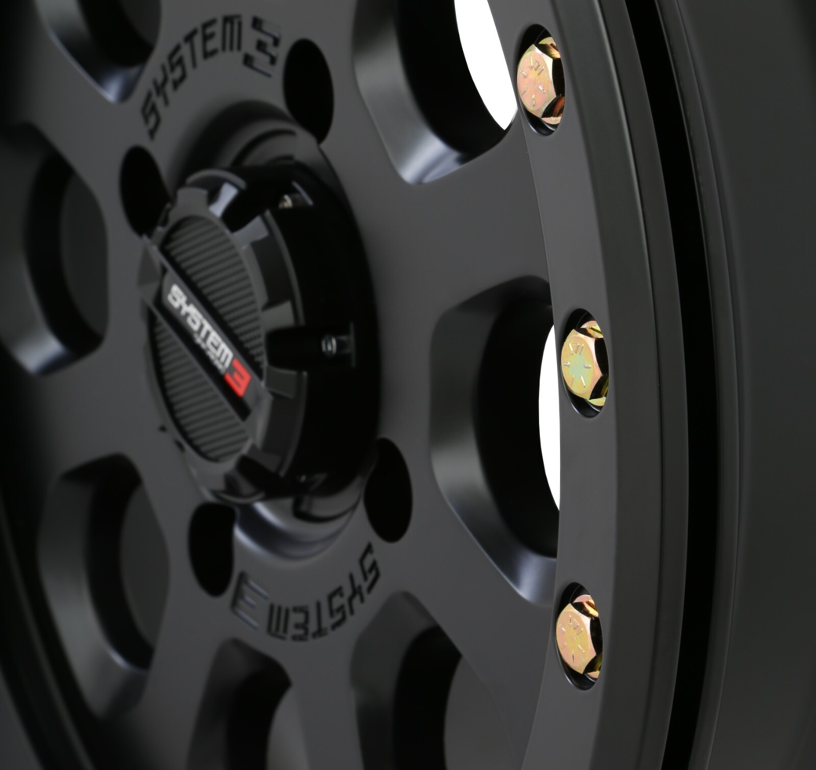 System 3 SB-6 SB6 Beadlock Wheels Rims Gunmetal Gray 15x7 5+2 4/137 ...
