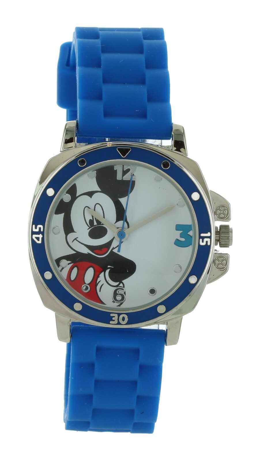 Disney Mickey Mouse Kids' MK1266 Watch with Blue Rubber Band | eBay